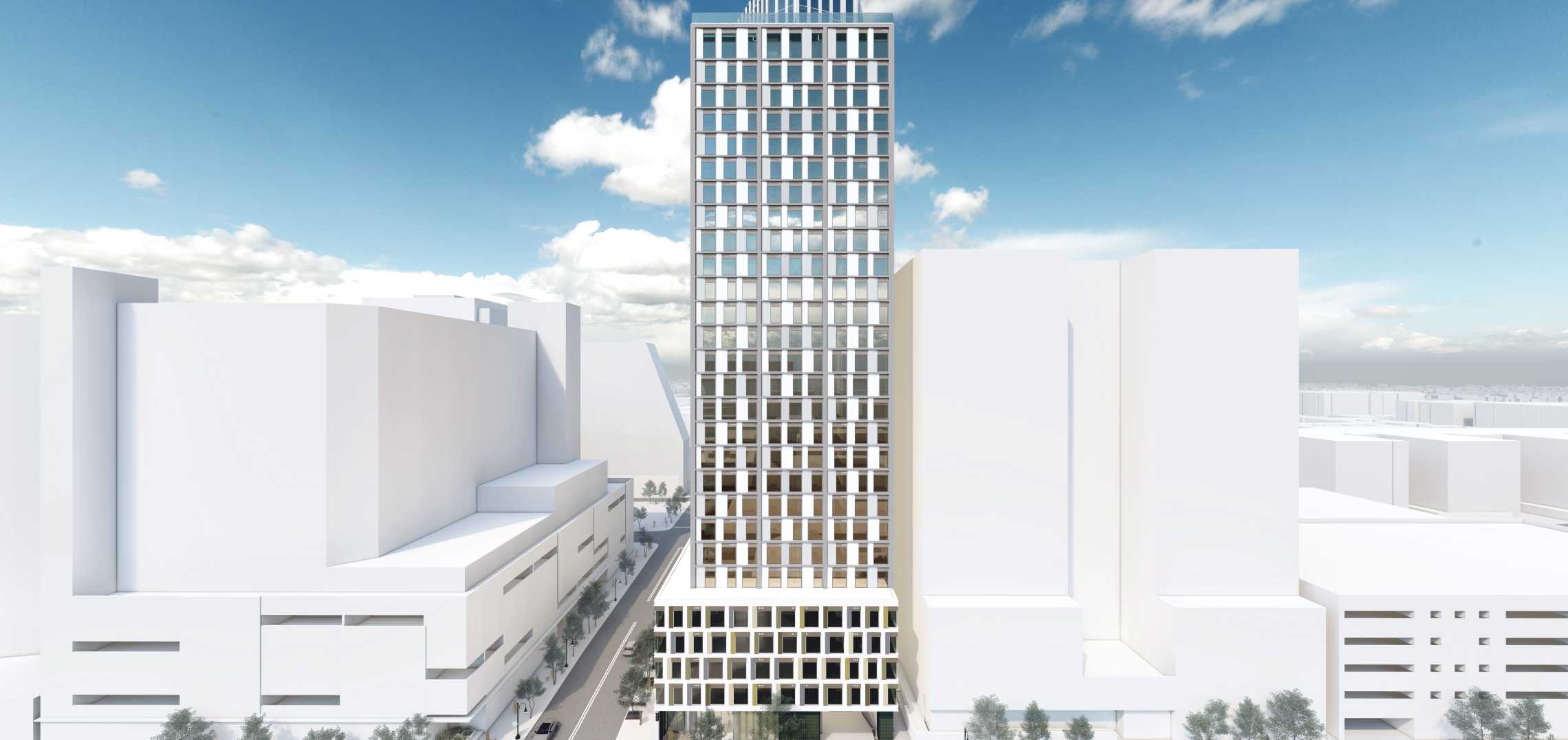 Icon apartment tower breaks ground | Urbanize Austin