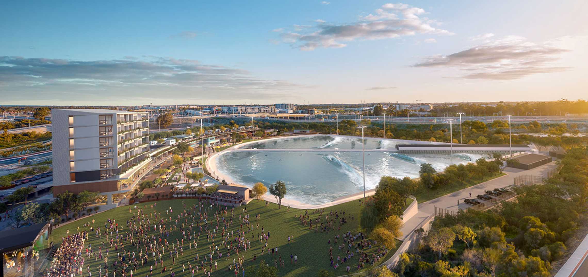 Surf park wave surges in Austin | Urbanize Austin