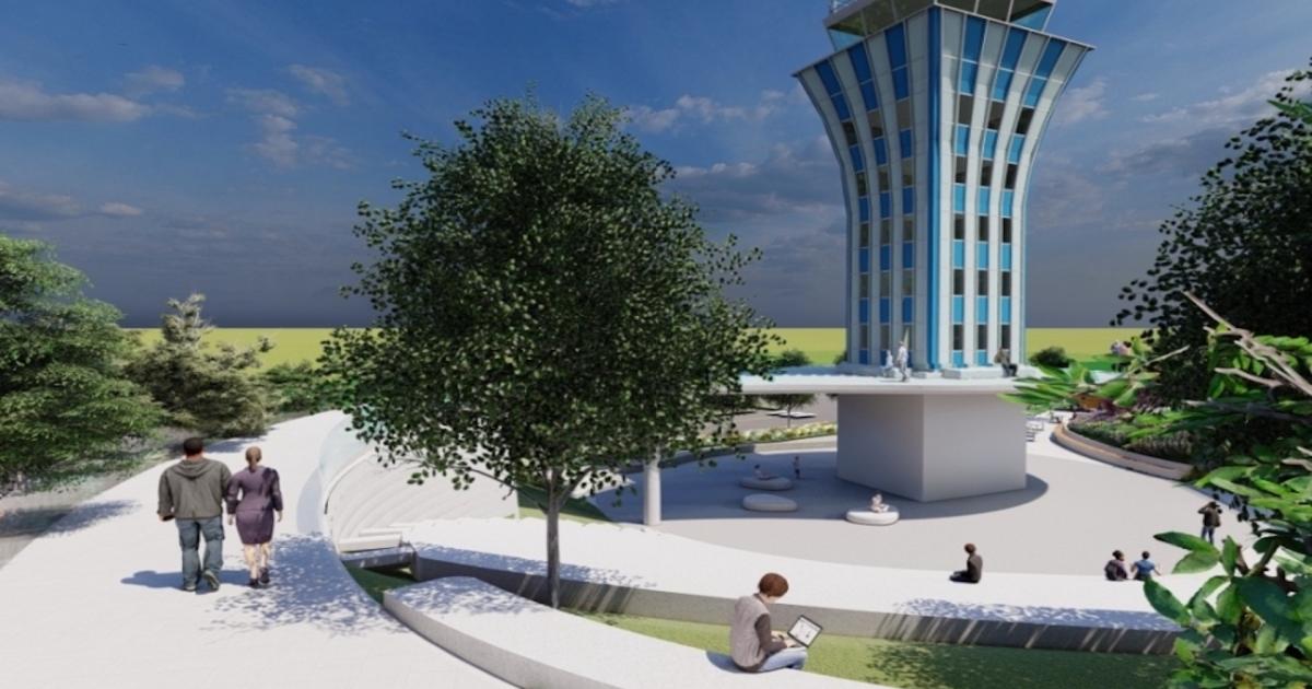 Here's what the Mueller Tower Plaza could look like | Urbanize Austin